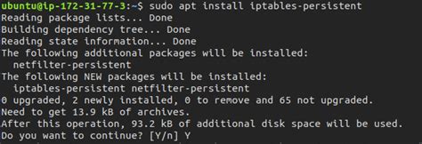 Setup And Configure Iptables In Ubuntu