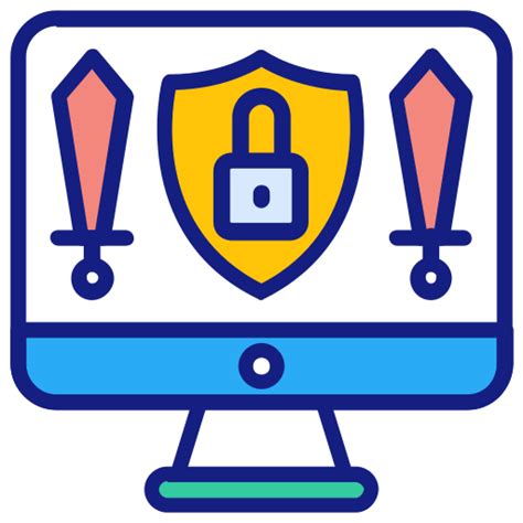 Secure Computer Generic Outline Color Icon