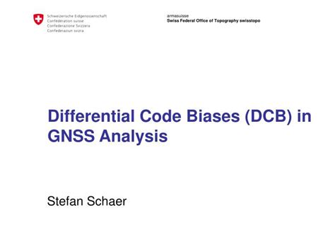 Ppt Differential Code Biases Dcb In Gnss Analysis Powerpoint