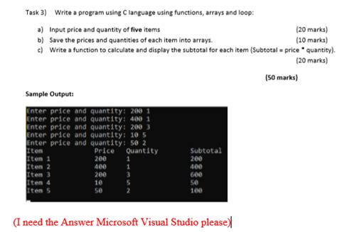 Solved Task 3 Write A Program Using Clanguage Using