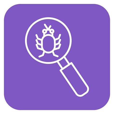 Premium Vector Bug Search Vector Illustration