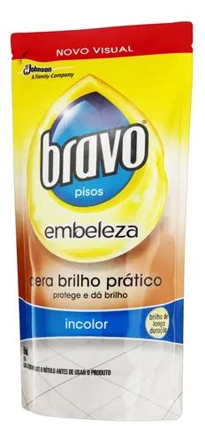 3x Bravo Cera Líquida Classic Incolor 1 X 500 G Frete Grátis
