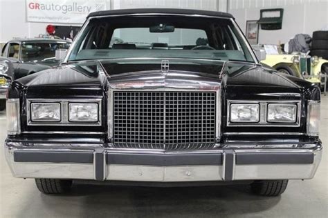 1985 Lincoln Town Car 92549 Miles Black Sedan 50 Liter V8 Automatic