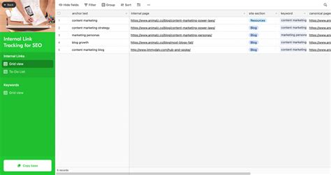 30 Free Airtable Templates For Marketers Seo Content Social More