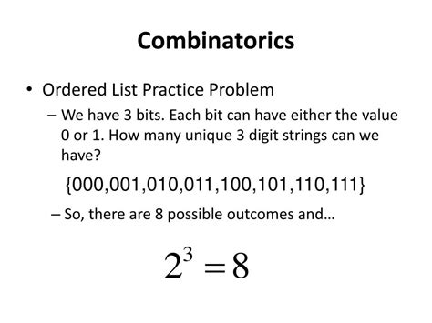 PPT Combinatorics PowerPoint Presentation Free Download ID