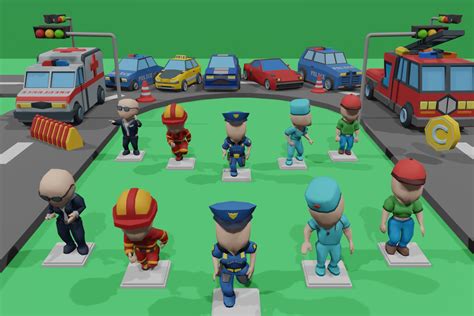 Hyper Casual Characters Stickman And City Pack 3d Humanoids Unity Asset Store