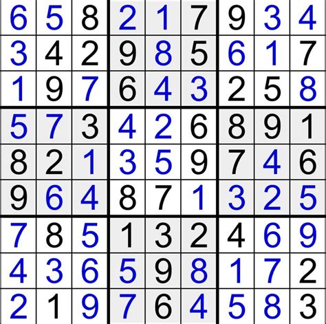 Completed Rsudoku