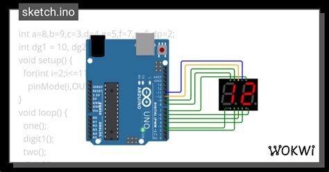Seg Afternoon Wokwi ESP32 STM32 Arduino Simulator