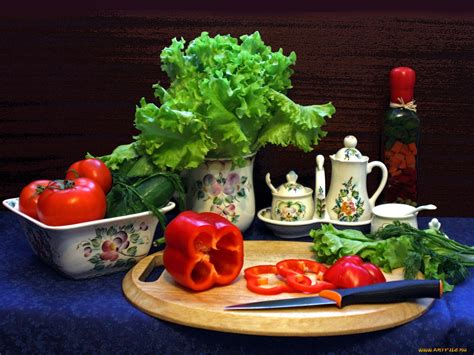 Обои Еда Натюрморт обои для рабочего стола фотографии еда натюрморт томаты помидоры Обои