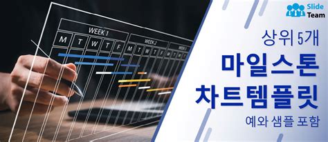 예시와 샘플이 있는 상위 5개 마일스톤 차트 템플릿