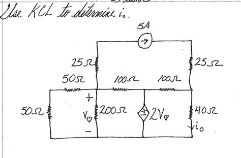 solved else kcl to determine i