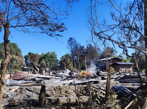 တန့်ဆည်မြို့နယ်၊ ဂရိတ်ကျေးရွာကို စစ်တပ်က မီးဝင်ရှို့ပြီး ရွှေငွေနှင့