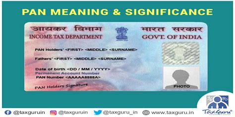 Pan Meaning Significance Who Can Apply And Procedure