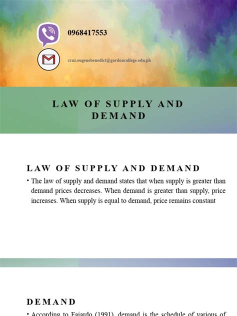 Law Of Supply And Demand Revised Pdf Demand Demand Curve