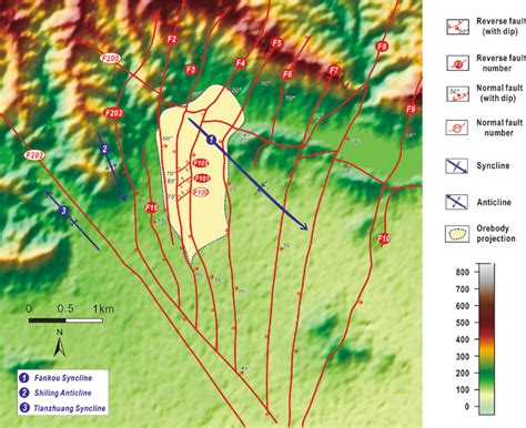 Distributions And Natures Of The Major Structures On The Satellite Download Scientific Diagram