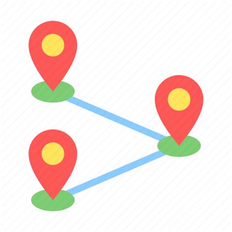map flat pointer direction location marker place icon download