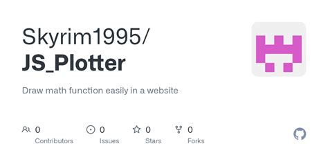 GitHub Skyrim JS Plotter Draw Math Function Easily In A Website