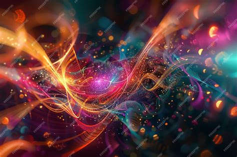 Premium Photo Abstract Visualization Of Quantum Superposition Ar Generative Ai