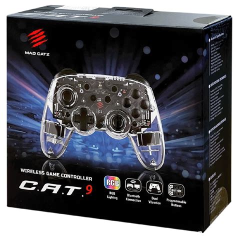 【楽天市場】Mad Catz C.A.T. 9 ワイヤレス ゲーミング コントローラー Bluetooth 5.0 背面ボタン プログラム ...