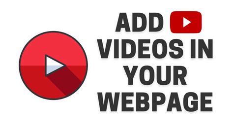 Adding Youtube Videos To Html Webpages Iframes HTML CSS YouTube