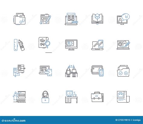 Introduction Line Icons Collection Overview Initiation Prelude
