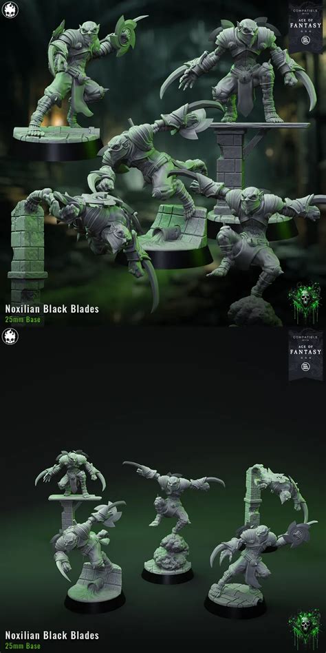 Black Blades 3d Print Model Download Free