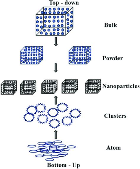 1 Schematic Diagram For Top Down Approach And Bottom Up Approach Used Download Scientific