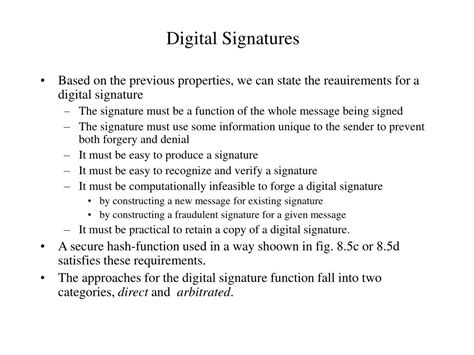 Ppt Digital Signatures Dss And Authentication Protocols Powerpoint Presentation Id6608932