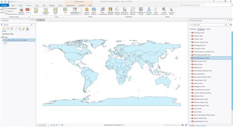 Defining The Projection Of A Vector Feature Class — Mapping 101