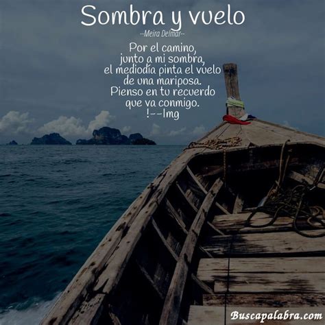 Poema Sombra Y Vuelo De Meira Delmar Análisis Del Poema