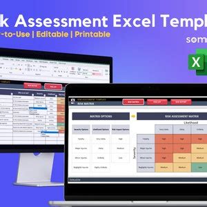 Risk Assessment Template Excel Templates Risk Management Tool Risk Register Excel HIRA