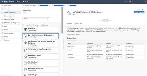 eclipse dirigible connect to hana schema on the sap cloud platform