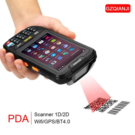 Wifi Barcode Scanner Pda Scanner 1d Laser 4g 2d Qr Barcode Reader Pda Barcode Scanner Wireless