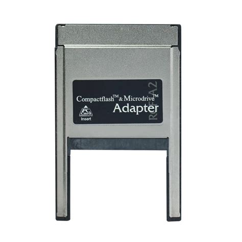 Type I Or II CF Compact Flash Card Into PC PCMCIA Card Reader CompactFlash Microdrive Adapter In