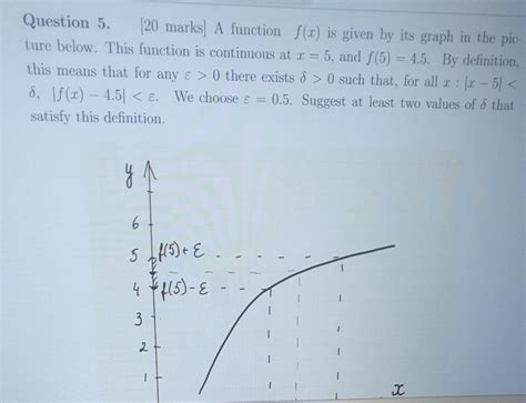 Solved Question 5 20 Marks A Function F X Is Given By Chegg Com