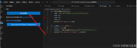 【python】 Vscode使用命令调试python代码 Python 命令行调试 Csdn博客