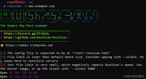 【教程】rustscan端口扫描工具，3秒扫描6w端口 Csdn博客