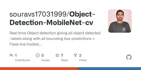 Github Souravs Object Detection Mobilenet Cv Real Time Object Detection Giving All