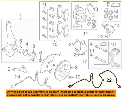 Land Rover Oem Range Rover Front Brake Disc Pad Wear Indicator Sensor