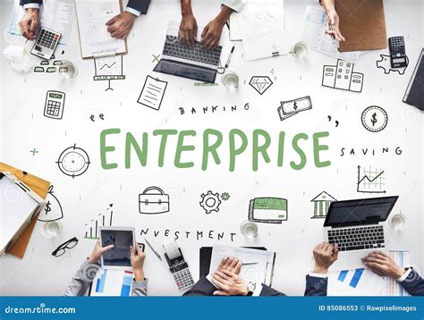 Enterprise Company Business Corporation Organization Concept Stock
