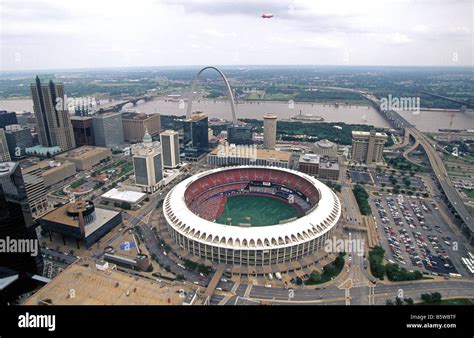 An Aerial Of The Busch Stadium Home To The St Louis Cardinals