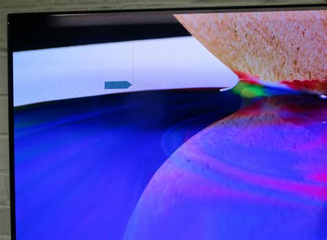 lg oled48c24la 48 oled tv line on screen 1260 yellow electronics
