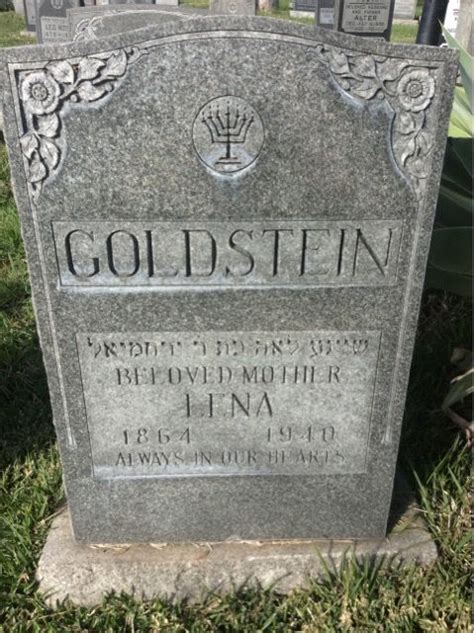 Lena Heller Goldstein 1864 1940 Find A Grave Memorial