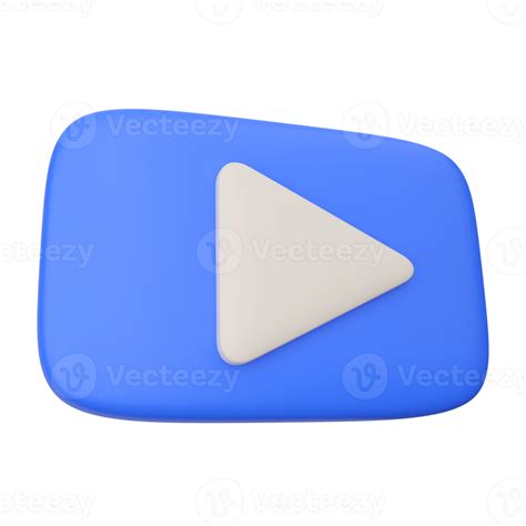 Play Button 3d Rendering 15096318 Png