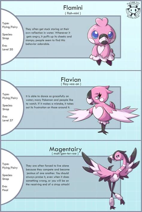 New Flamingo Fakemon By Twime777 On Deviantart Bird Pokemon Pokemon Pokedex Pokémon Species