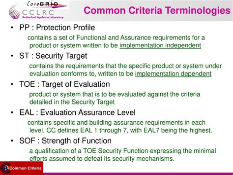 Ppt Common Criteria Evaluation And Validation Scheme Syed Naqvi S Naqvi Rl Ac Uk Xtreemos