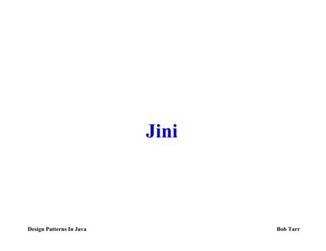 Design Patterns In Java Bob Tarr Umbc