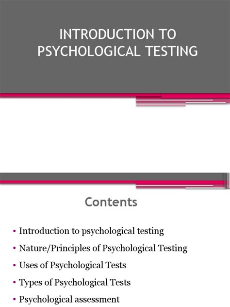 Testing Intro 1 Pdf Psychological Testing Psychology