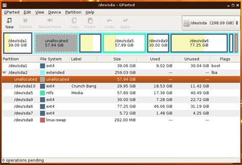filesystems moving unallocated space from extended partition to