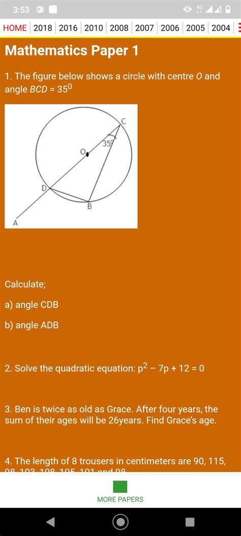 Uce Mathematics Apk للاندرويد تنزيل